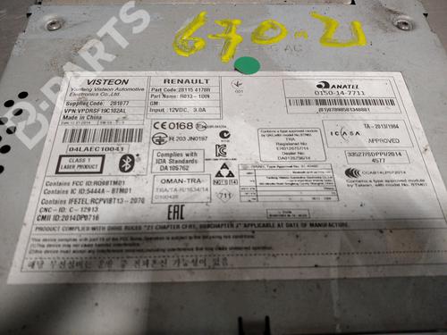 Radio RENAULT MASTER III Van (FV) 10027168 | B-Parts