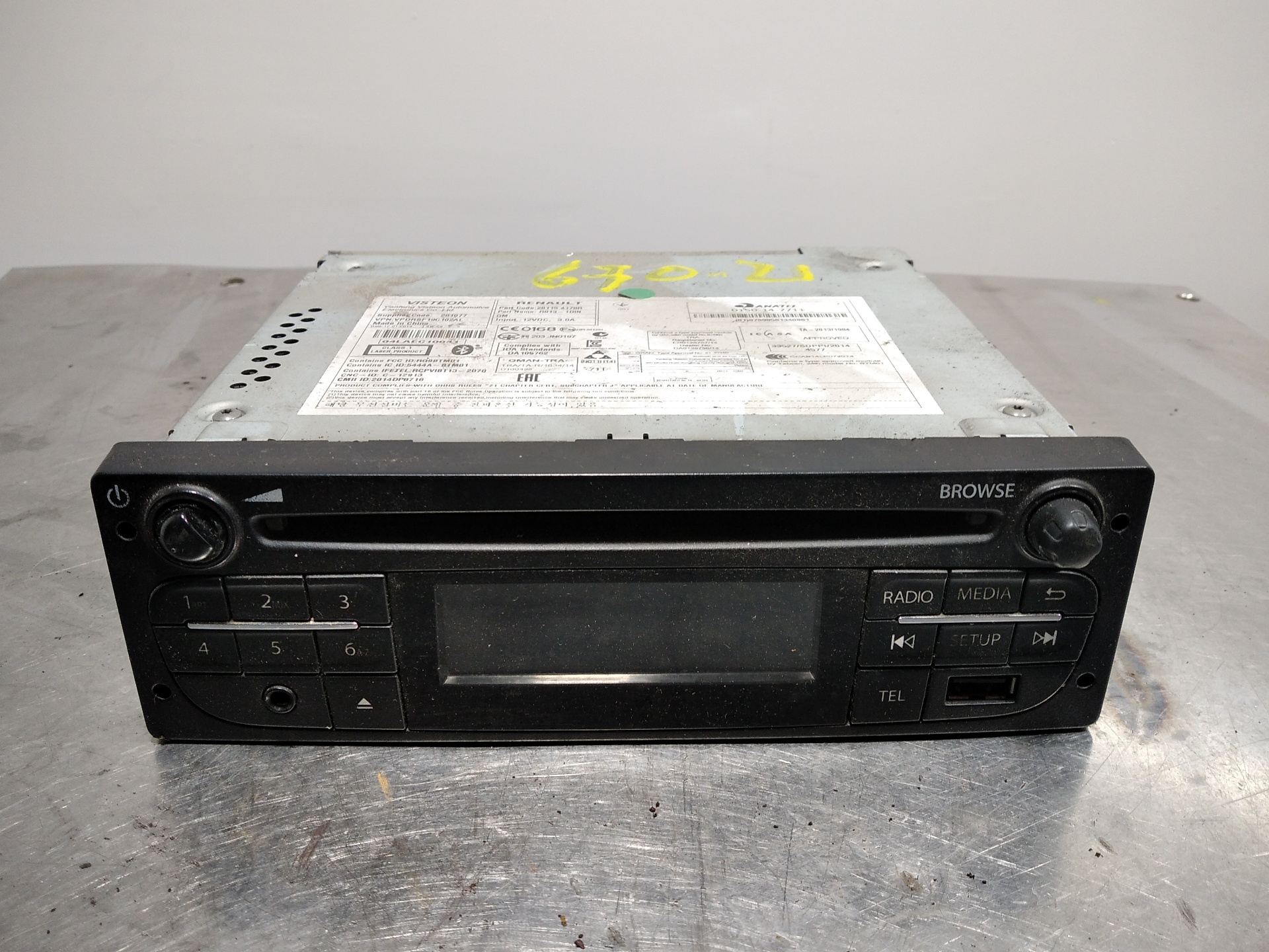 Radio RENAULT MASTER III Van (FV) 10027168 | B-Parts
