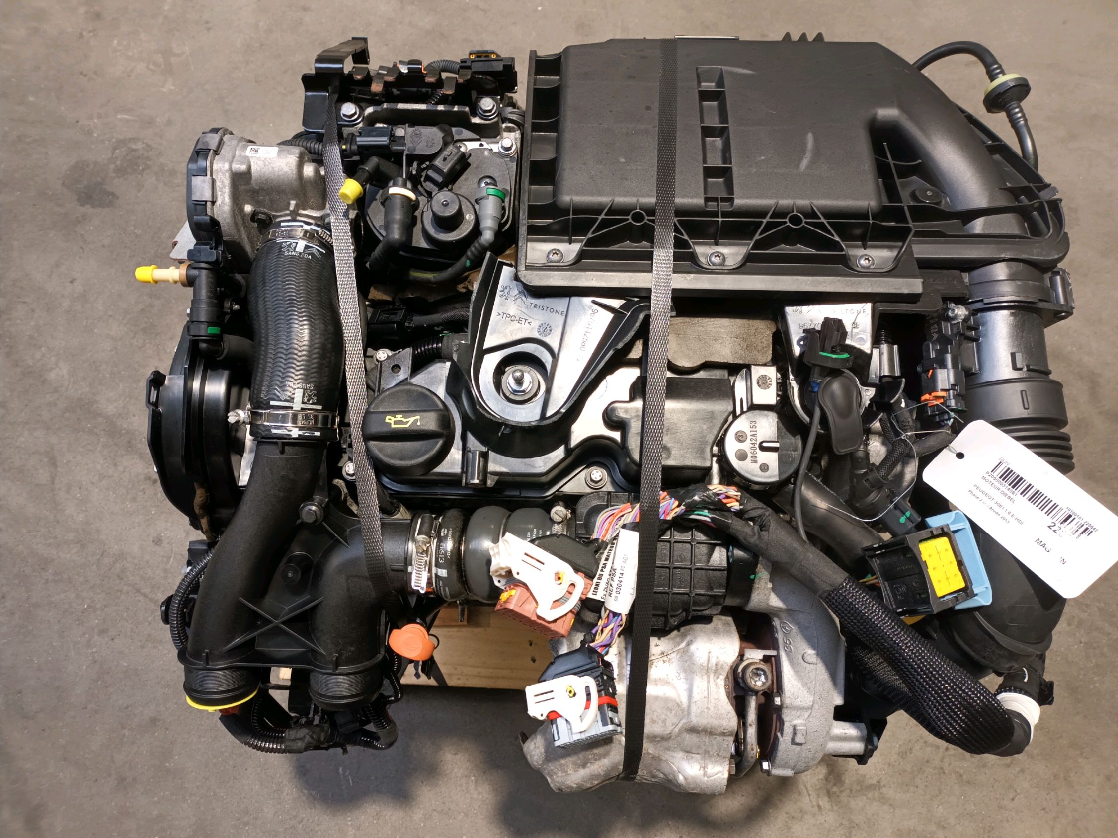 Engine PEUGEOT 308 I (4A_, 4C_) 1.6 HDi 11125816 | B-Parts