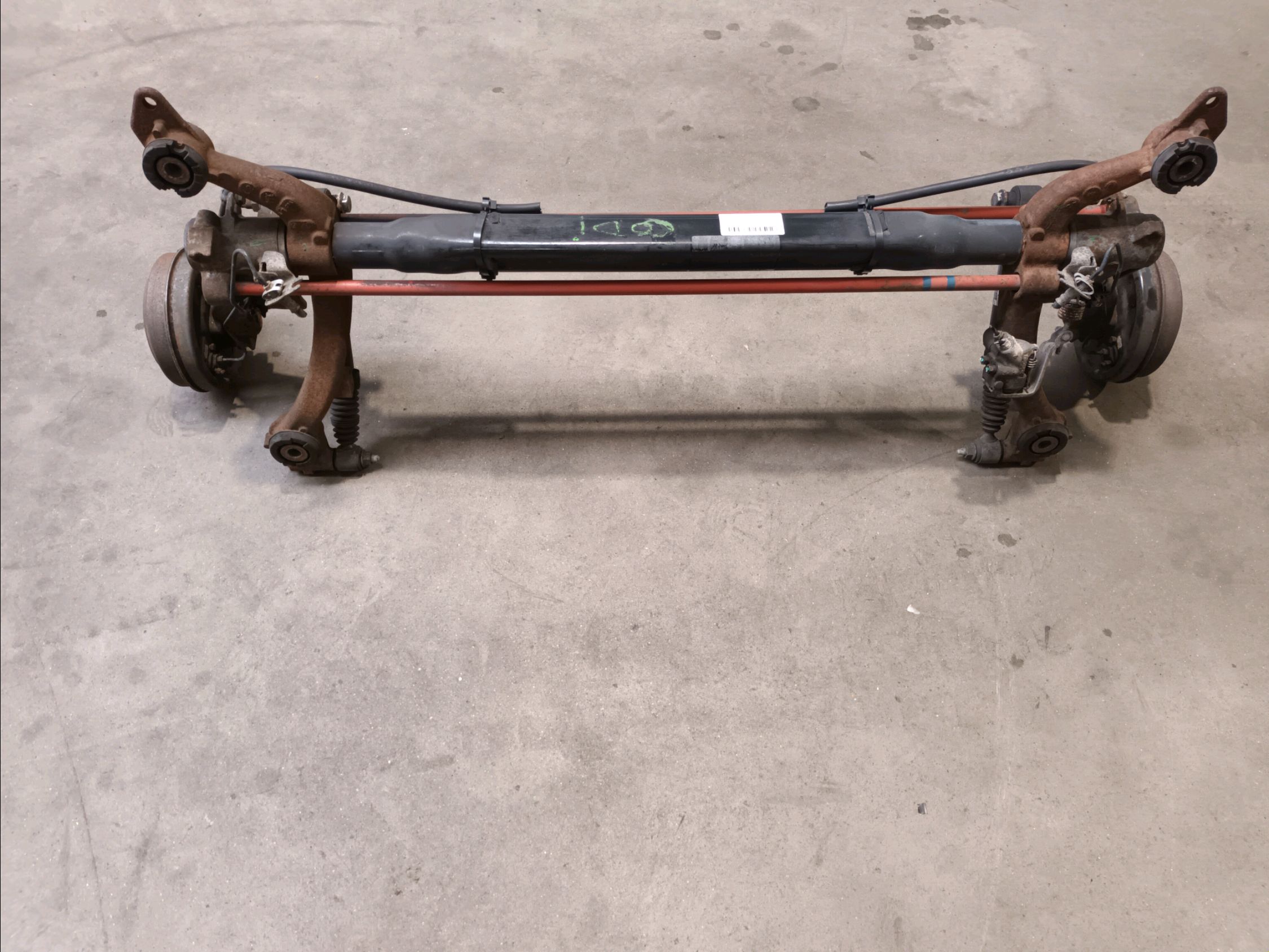 Rear axle PEUGEOT 206 Hatchback (2A/C) 1.4 HDi eco 70 9340429 | B-Parts