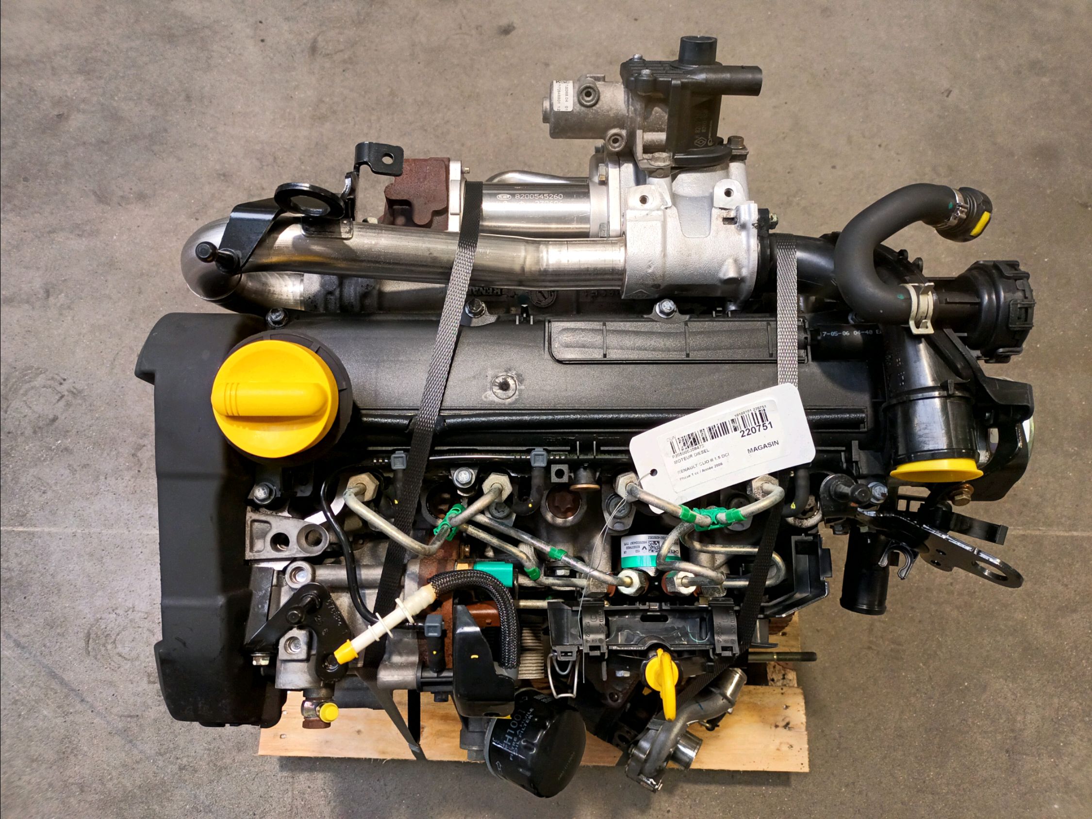 Moteur RENAULT CLIO III (BR0/1, CR0/1) 1.5 dCi (C/BR0G, C/BR1G ...