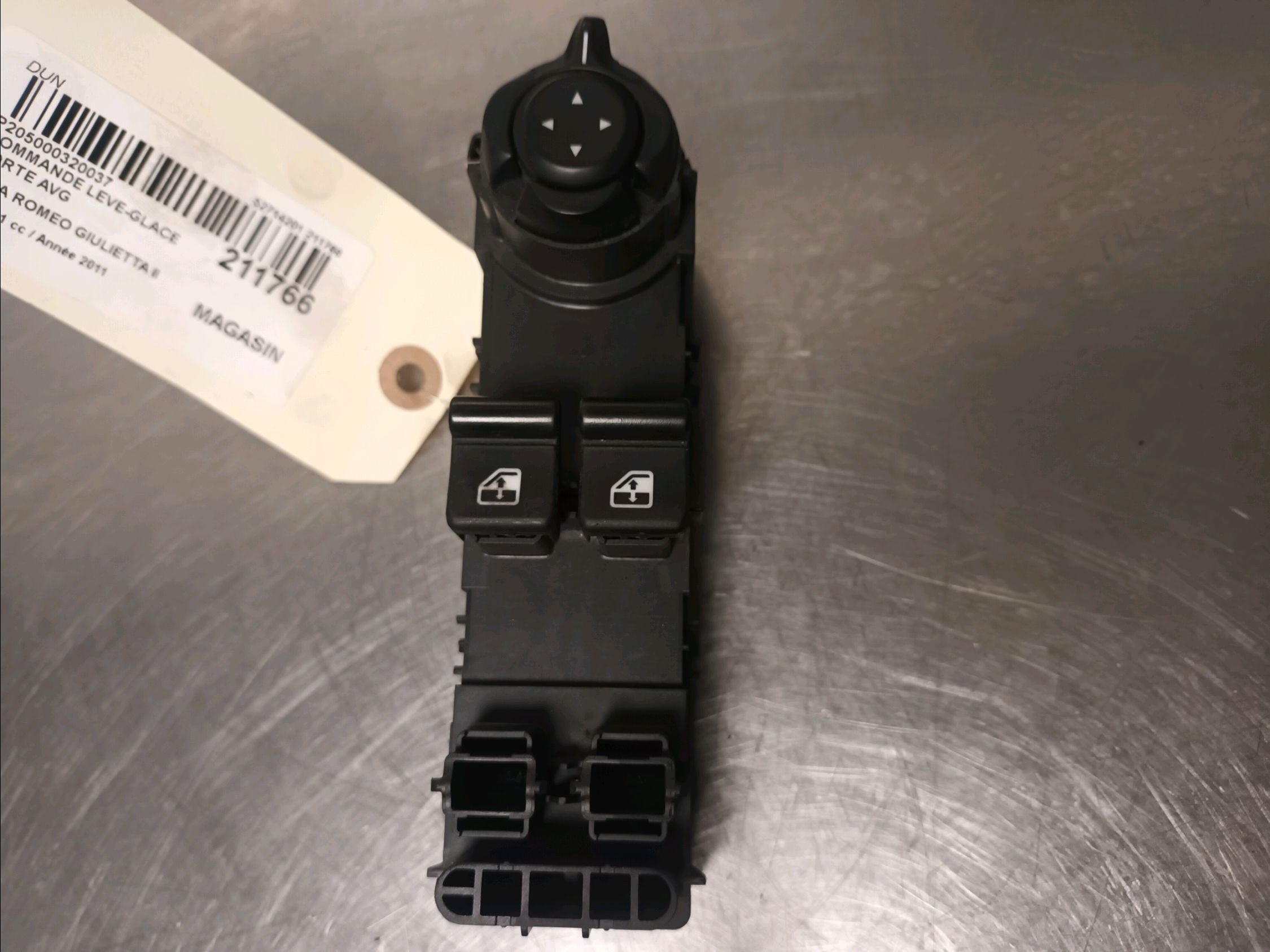 Left front window switch ALFA ROMEO GIULIETTA (940_) 1.6 JTDM (940FXD1A ...