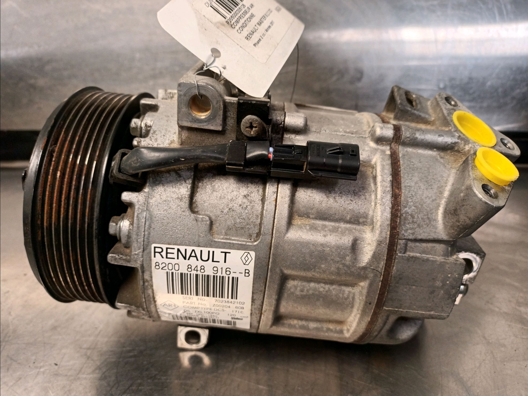 AC compressor RENAULT MASTER III Van (FV) 2.3 dCi 130 FWD (FV0M, FV0Y ...