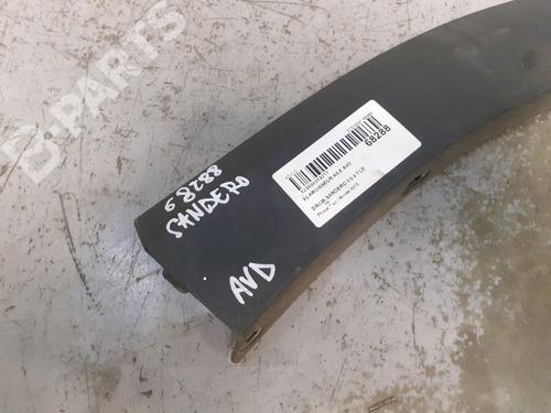 Wheel arch trim DACIA SANDERO II TCe 90 (B8M1, B8MA) 10000547 | B-Parts