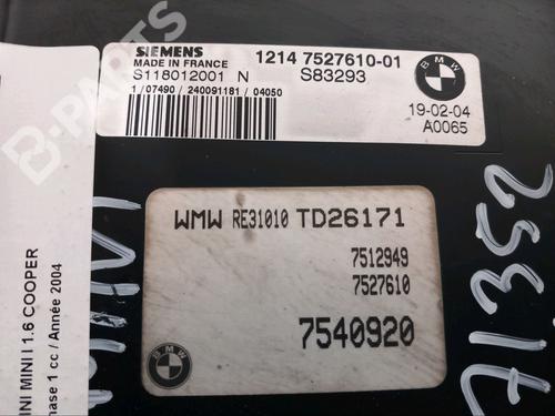 Steuergerät Motor MINI MINI (R50, R53) Cooper S 11724488 | B-Parts