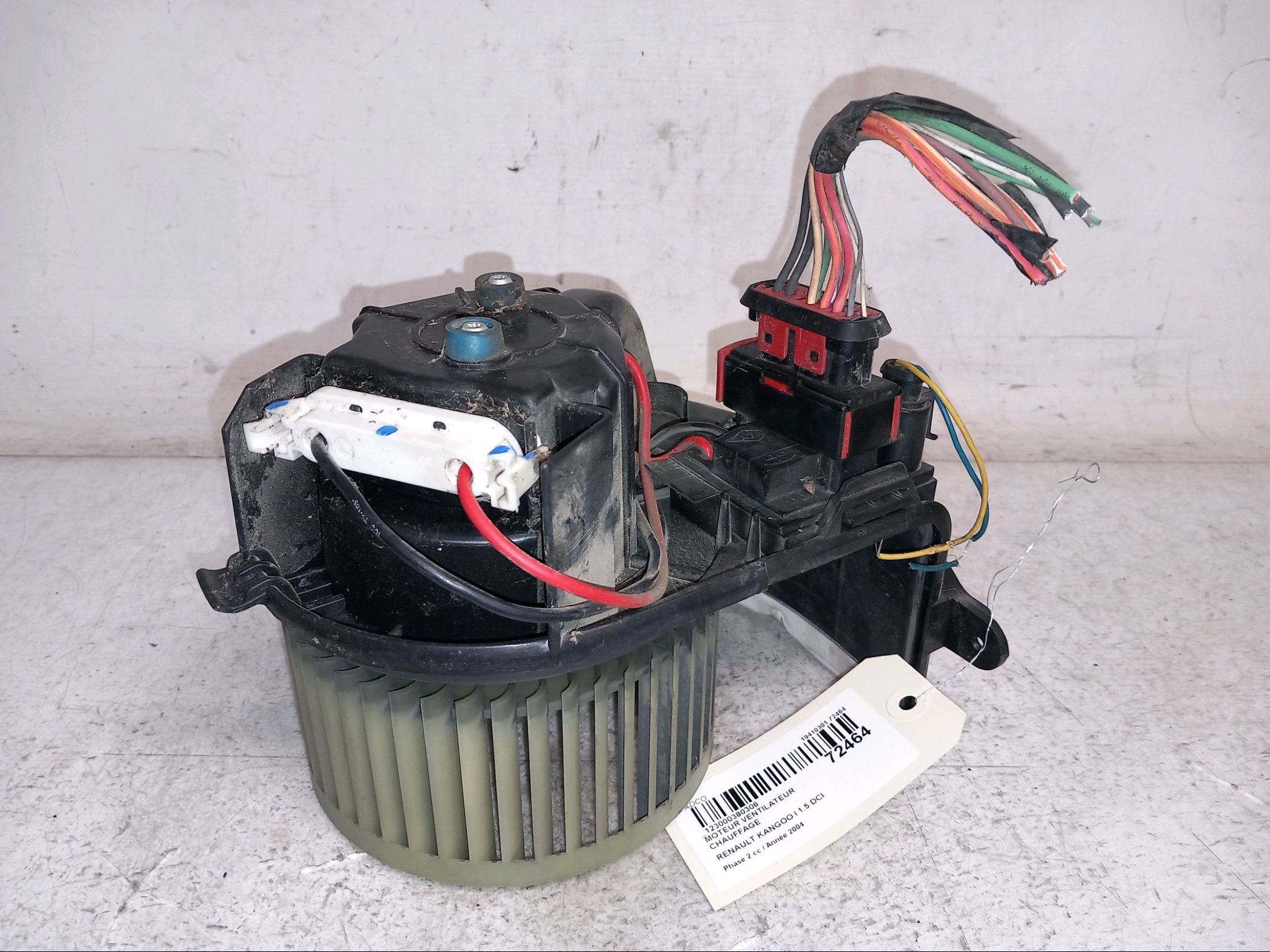 Heater blower motor RENAULT KANGOO (KC0/1_) 1.5 dCi (KC08, KC09 ...