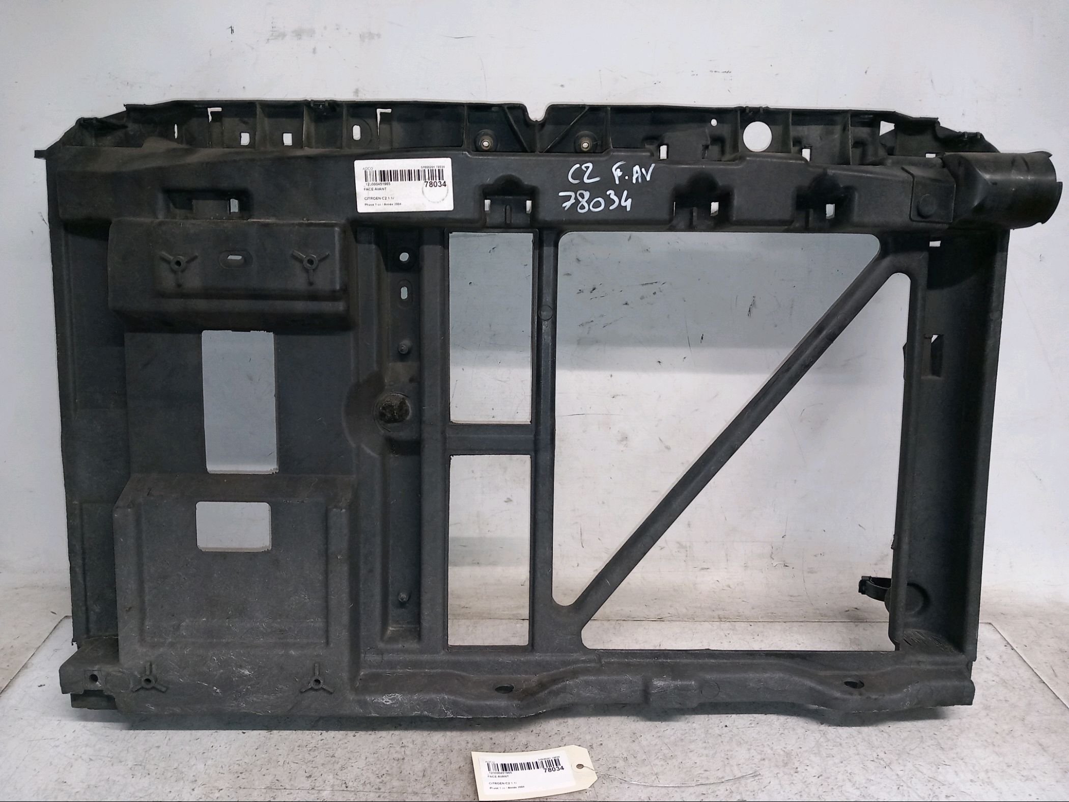 Front slam panel CITROËN C2 (JM_) 1.1 17036782 | B-Parts