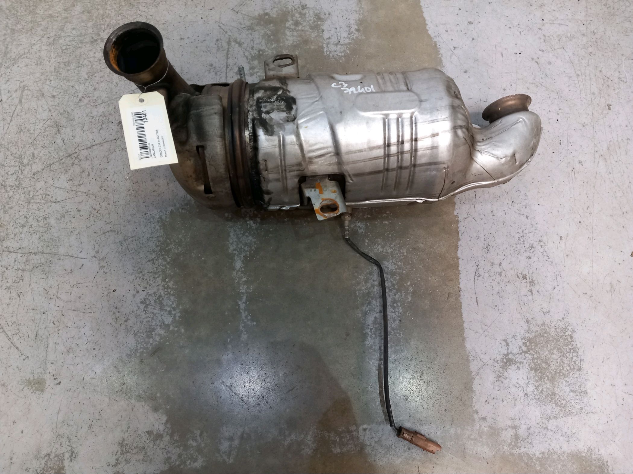 Catalyseur CITROËN C3 II (SC_) 1.4 HDi 70 (SC8HZC, SC8HR0, SC8HP4 ...