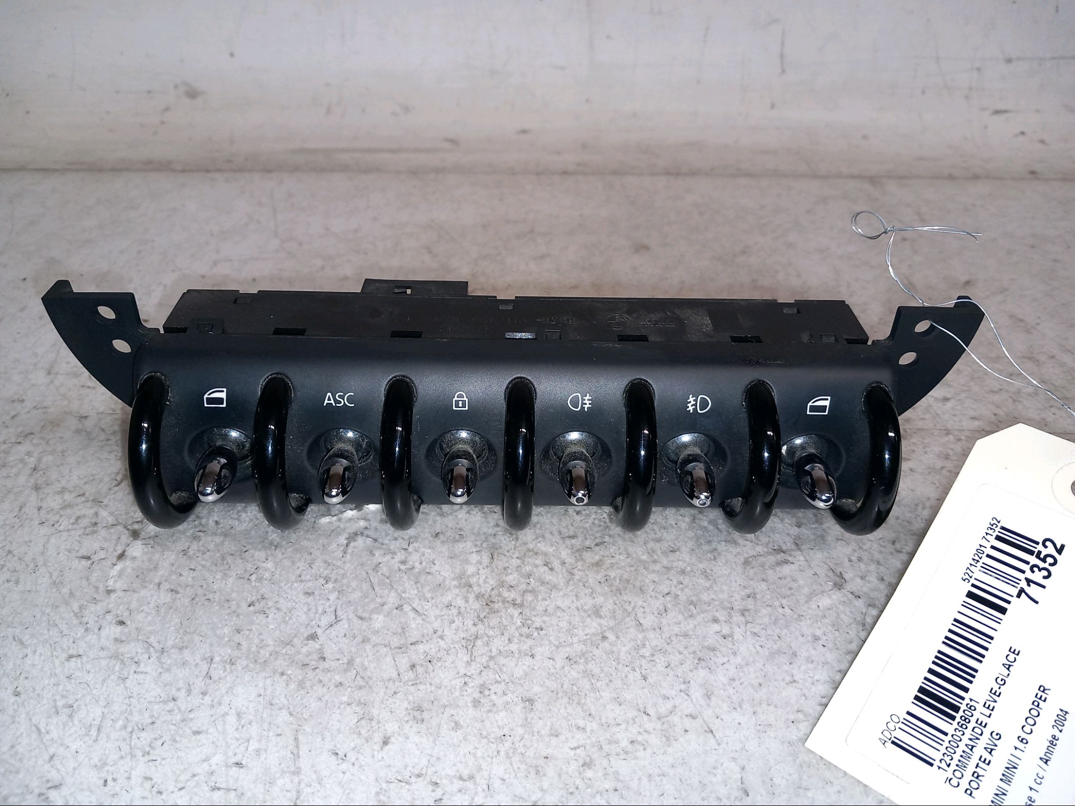 Left front window switch MINI MINI (R50, R53) Cooper S 11693748 | B-Parts