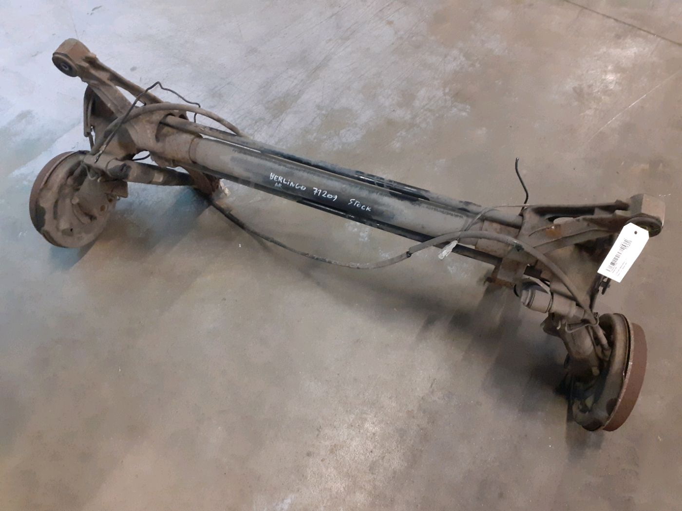 Rear axle CITROËN BERLINGO / BERLINGO FIRST Box Body/MPV (M_) 2.0 HDI ...