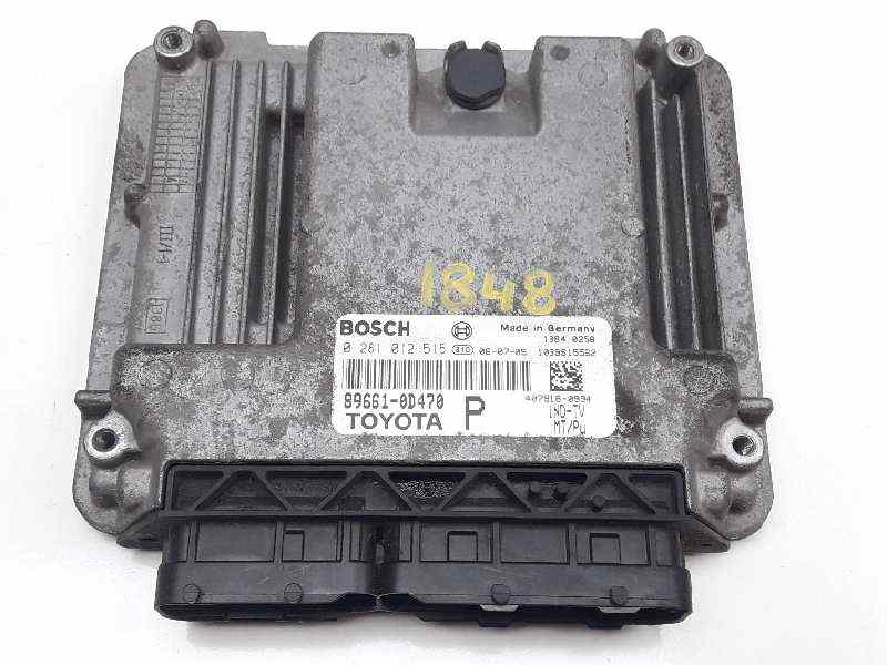 Engine control unit (ECU) TOYOTA YARIS (_P9_) 1.4 D-4D (NLP90_) 6833917 ...