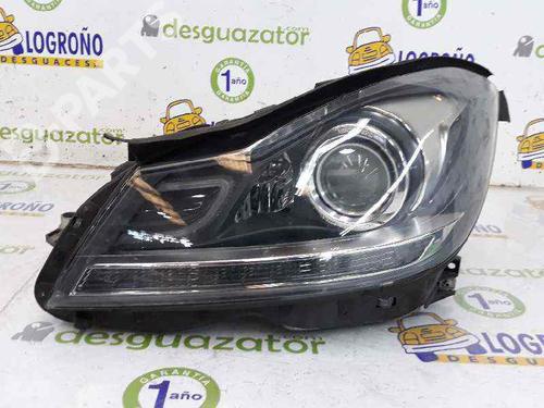 Left headlight MERCEDES-BENZ C-CLASS (W204) C 200 CDI (204.007, 204.006 ...