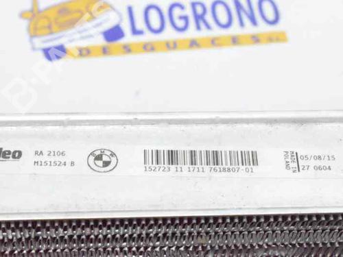 Radiateur à eau BMW 3 (F30, F80) 318 i 17117618807 | 17118672095 ...