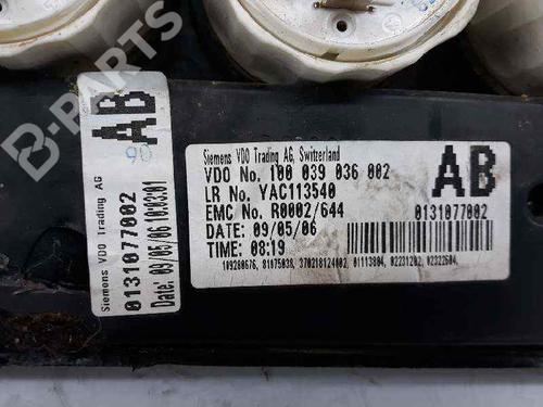 Instrument cluster LAND ROVER DEFENDER Station Wagon (L316) 2.5 Td5 4x4 ...