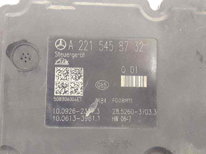 ABS pump MERCEDES-BENZ S-CLASS (W221) S 320 CDI (221.022, 221.122 ...