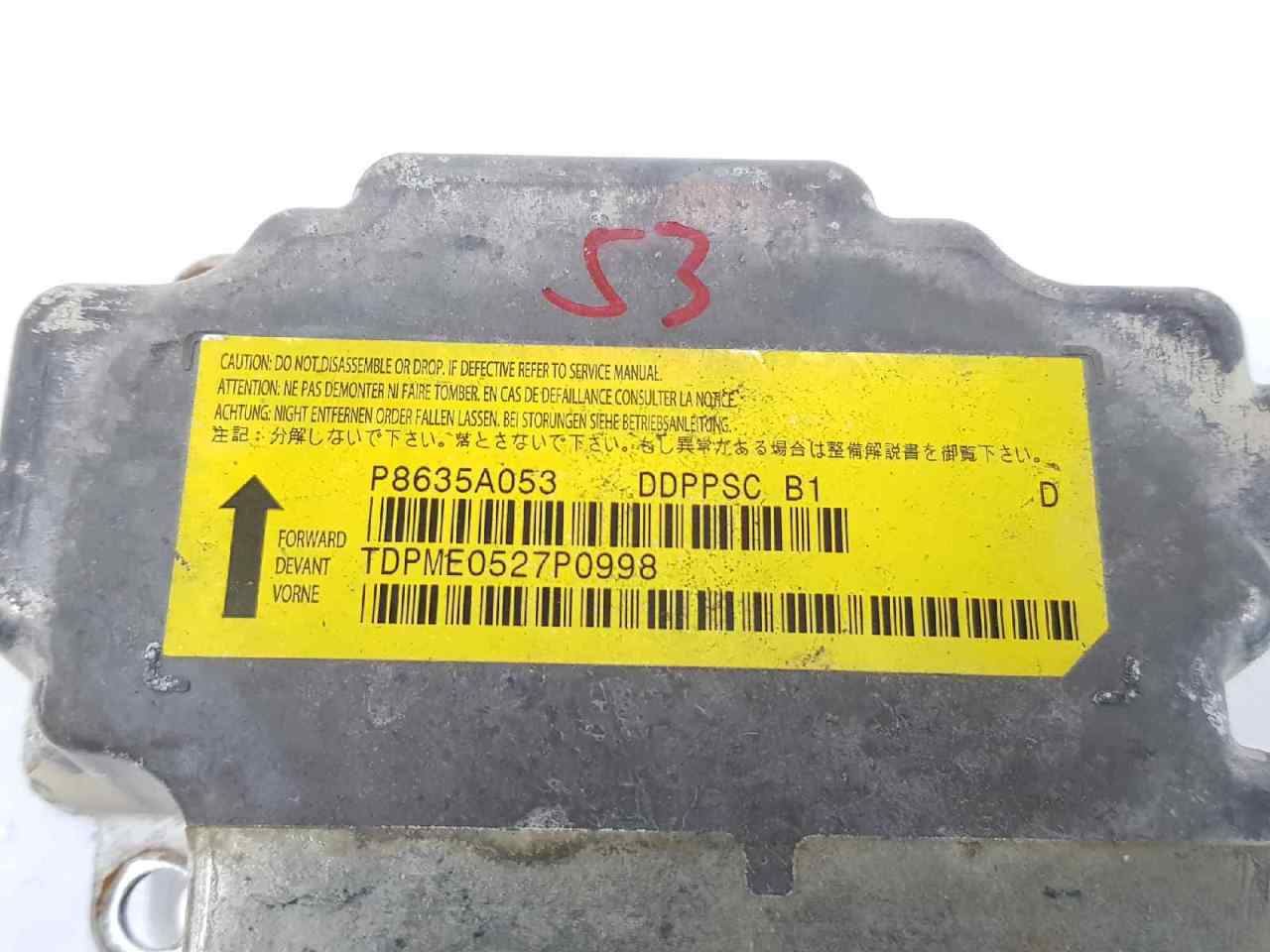 Airbag Kit MITSUBISHI OUTLANDER II (CW_W) 2.0 DI-D 7030A026 ...