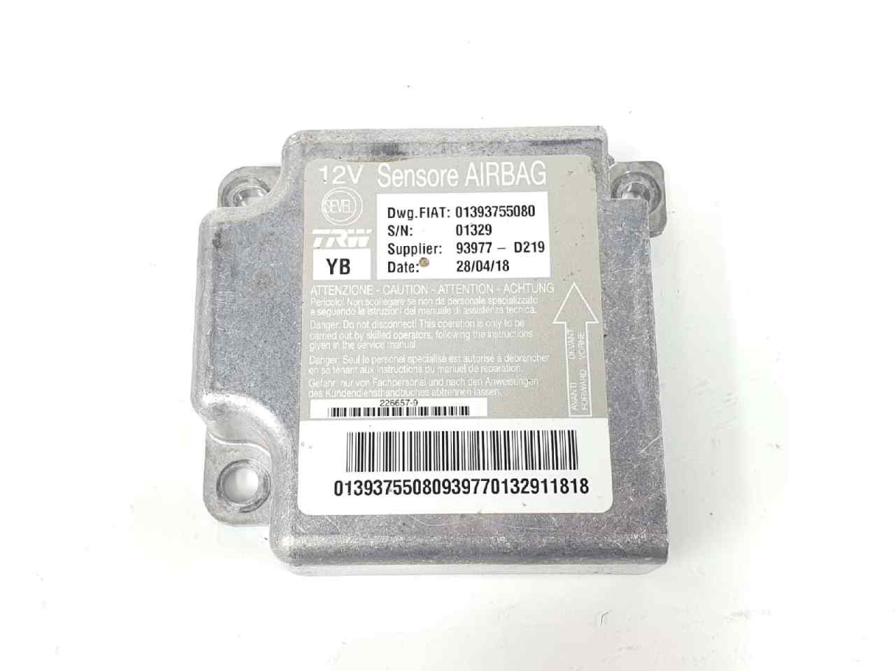 ECU airbags PEUGEOT BOXER Van 2.2 HDi 120 8101063 | B-Parts