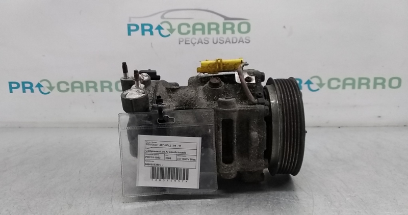 AC compressor PEUGEOT 407 (6D_) 2.0 (6DRFNB, 6DRFNE) 9791134 | B-Parts