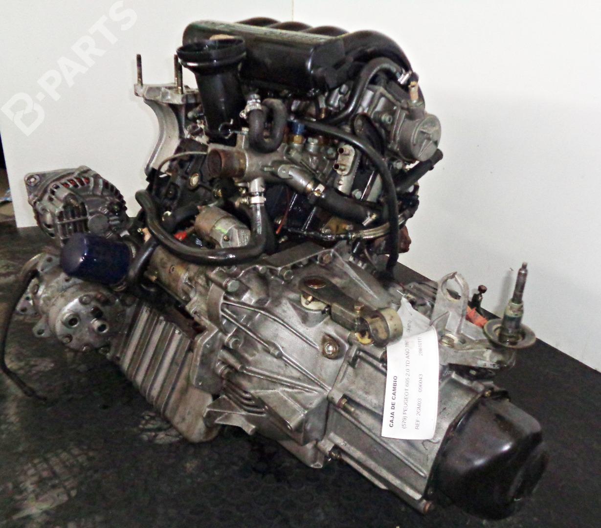 Manual gearbox PEUGEOT 605 (6B) 2.1 Turbo Diesel 1172491 | B-Parts