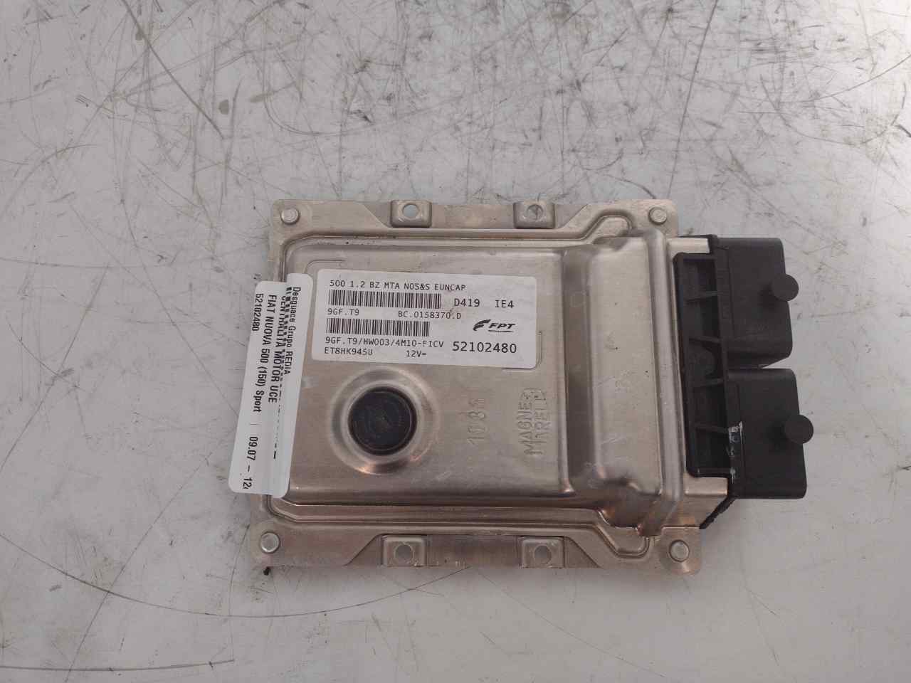 Engine control unit (ECU) FIAT 500 (312_) 1.2 (312AXA1A) 10134743 | B-Parts