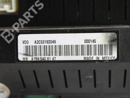 Instrument cluster MERCEDES-BENZ M-CLASS (W164) ML 420 CDI 4-matic (164 ...