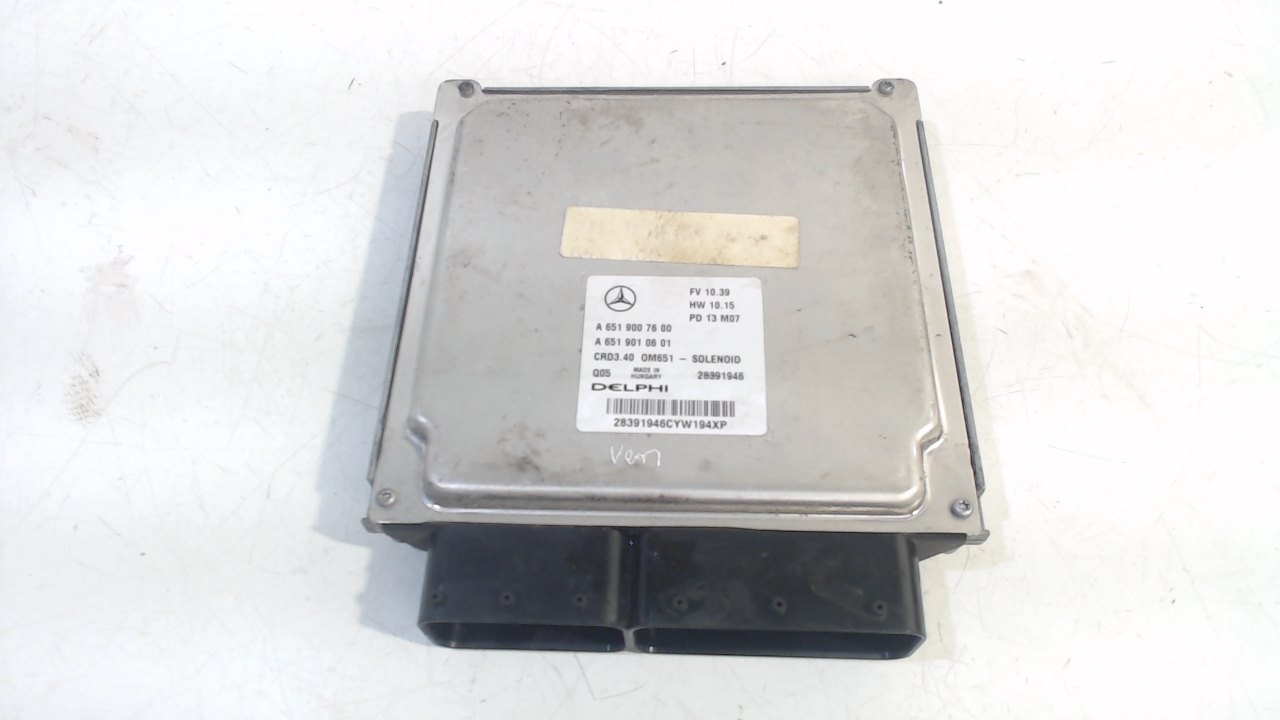 Engine control unit (ECU) MERCEDES-BENZ A-CLASS (W176) A 180 CDI (176. ...