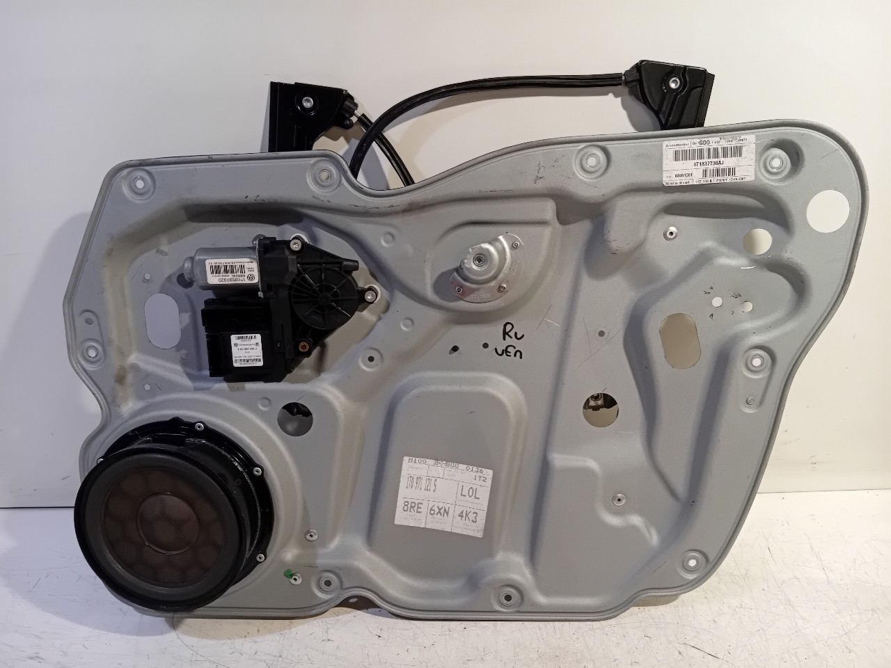 Front right window mechanism VW TOURAN (1T1, 1T2) 1.4 TSI 19773435 | B ...