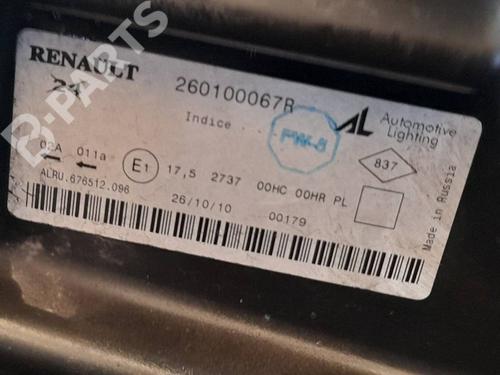 Right headlight DACIA DUSTER (HS_) 1.5 dCi 10165293 | B-Parts