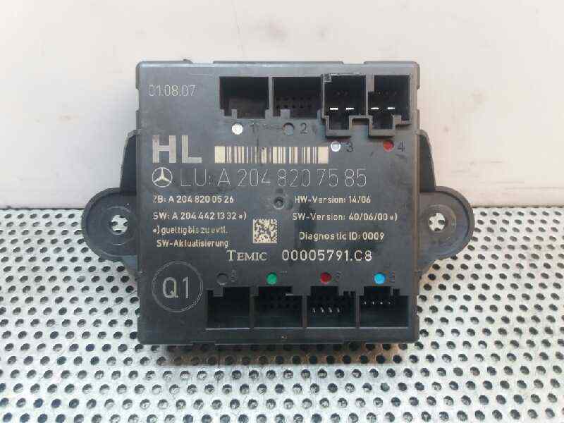 Control unit MERCEDES-BENZ C-CLASS (W204) C 200 CDI (204.007, 204.006 ...