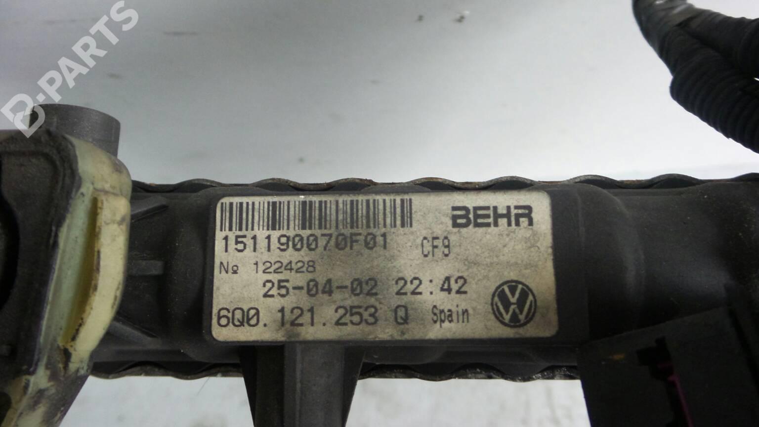 Water radiator VW POLO (9N_) | B-Parts