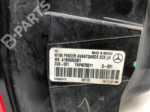 Left taillight MERCEDES-BENZ M-CLASS (W166) ML 250 CDI / BlueTEC 4 ...