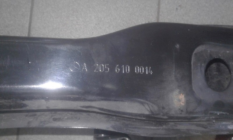 Rear bumper reinforcement MERCEDES-BENZ C-CLASS (W205) C 200 d (205.007 ...