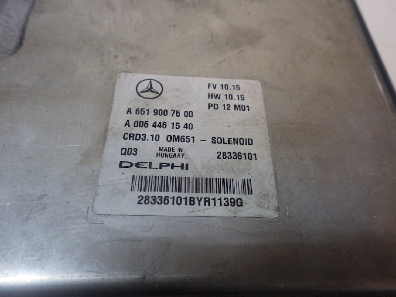 Engine control unit (ECU) MERCEDES-BENZ E-CLASS (W212) E 200 CDI ...
