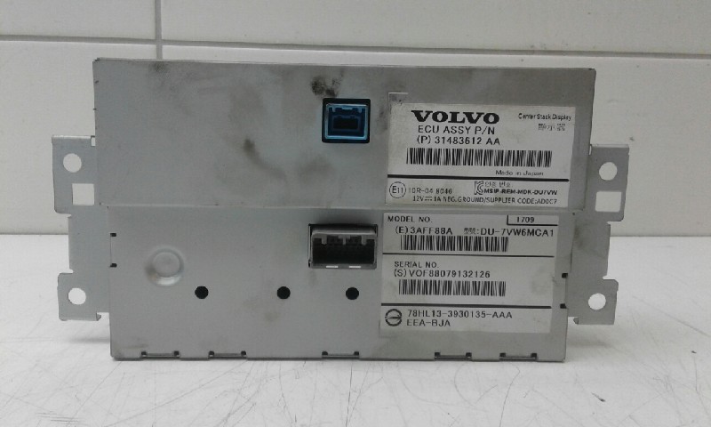 Display monitor VOLVO V60 I (155, 157) 2.0 D4 4775927 | B-Parts