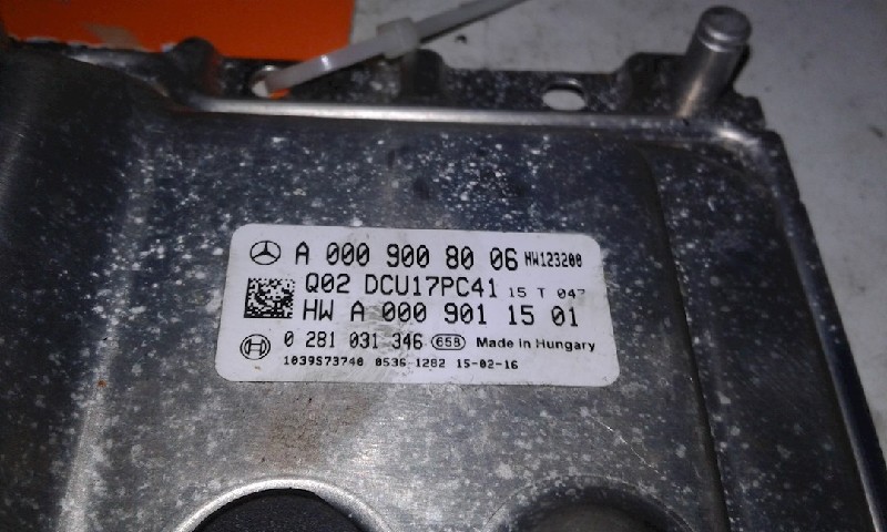Engine control unit (ECU) MERCEDES-BENZ SPRINTER 3,5-t Van (906) 319 ...