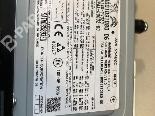 Autoradio PEUGEOT 108 1.0 VTi 72 11958456 | B-Parts