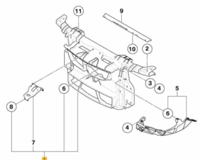 Avant slam panneau BMW 1 Coupe (E82) 120 d 51647193192 | B-Parts