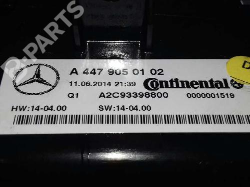 Klimabedienteil MERCEDES-BENZ V-CLASS (W447) V 250 BlueTEC / d (447811 ...