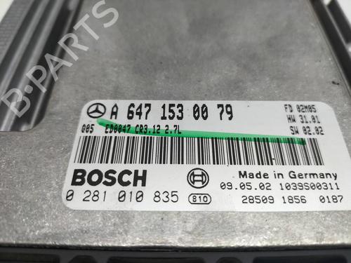 Engine control unit (ECU) MERCEDES-BENZ E-CLASS (W211) E 270 CDI (211. ...