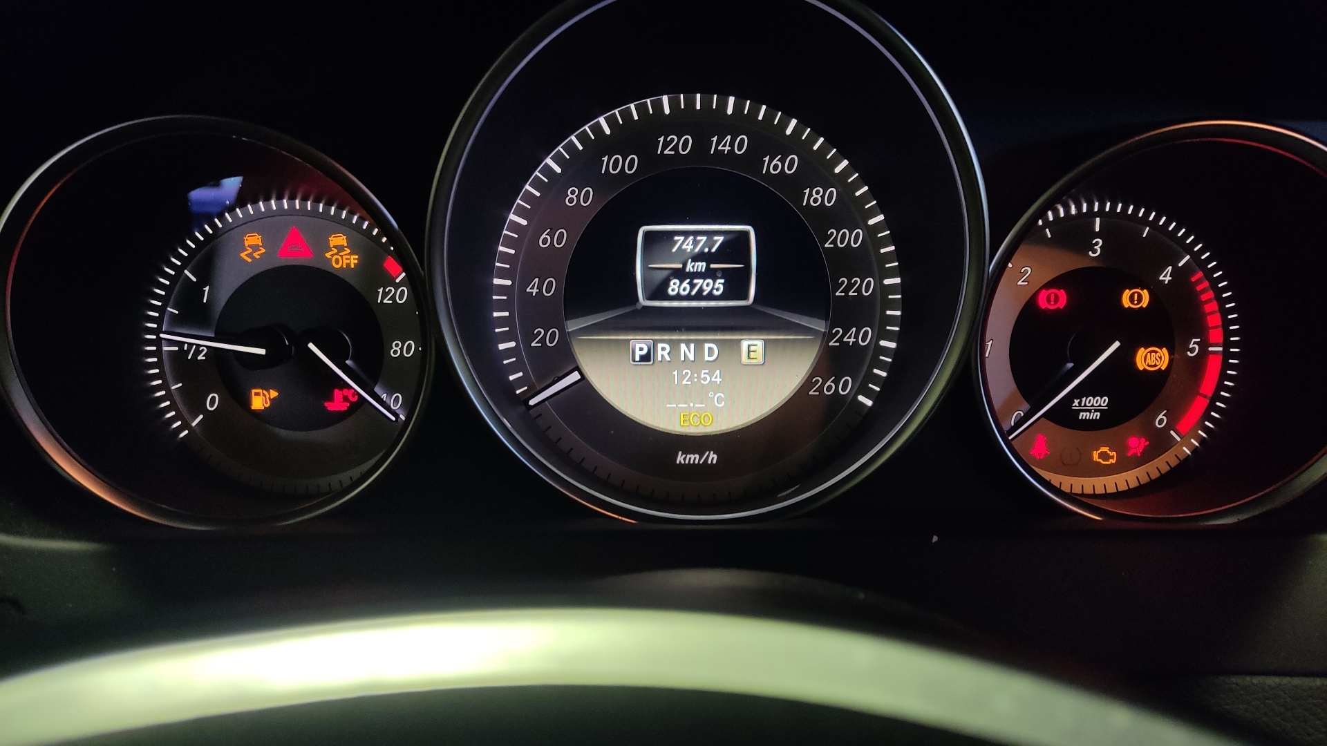 Instrument cluster MERCEDES-BENZ C-CLASS (W204) C 250 CDI (204.003 ...