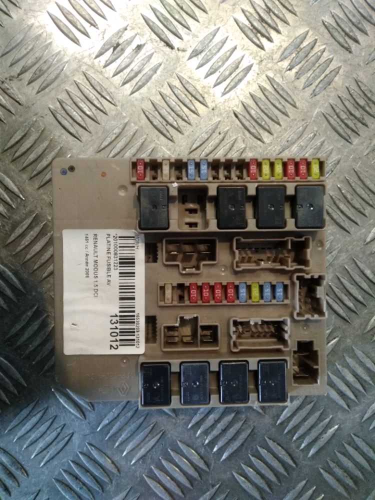 Fuse box RENAULT MODUS / GRAND MODUS (F/JP0_) 1.5 dCi (FP0F, JP0F ...