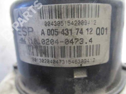 ABS pump MERCEDES-BENZ C-CLASS Coupe (CL203) C 180 Kompressor (203.746 ...