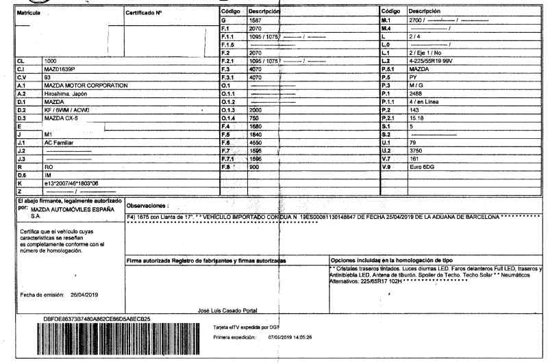 Feu de brouillard avant gauche MAZDA CX-5 (KF) 2.5 KB8B51694 | B-Parts