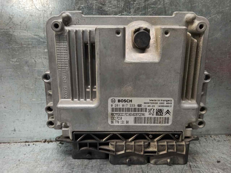 Engine control unit (ECU) PEUGEOT 207 (WA_, WC_) 1.6 HDi 9176491 | B-Parts