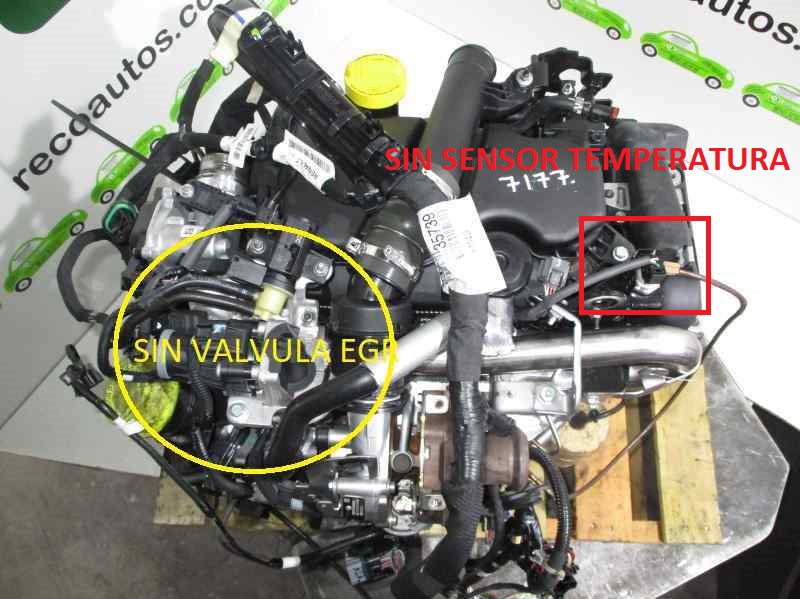 Engine RENAULT MEGANE IV Hatchback (B9A/M/N_) 1.5 dCi 90 (B9A1) 2309509 ...