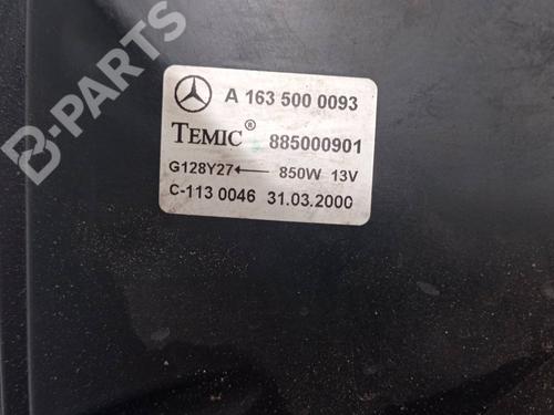 Radiator fan MERCEDES-BENZ M-CLASS (W163) ML 270 CDI (163.113 ...