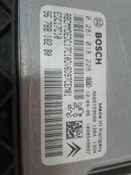 Engine control unit (ECU) CITROËN BERLINGO Box Body/MPV (B9) 1.6 HDi 75 3686090 | B-Parts
