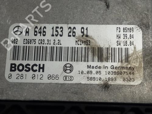 Engine control unit (ECU) MERCEDES-BENZ VITO / MIXTO Van (W639) 109 CDI ...