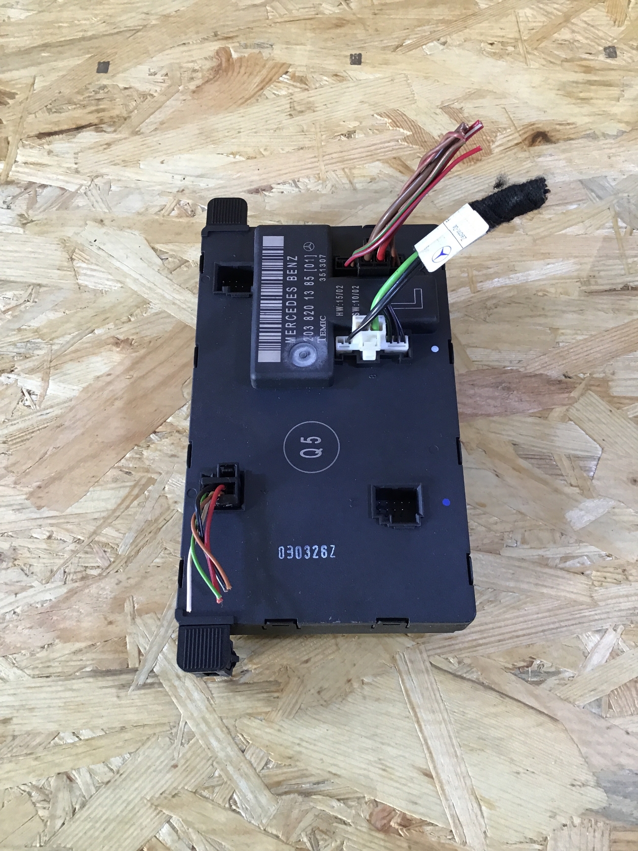 Control unit MERCEDES-BENZ C-CLASS (W203) C 220 CDI (203.006) MERCEDES ...