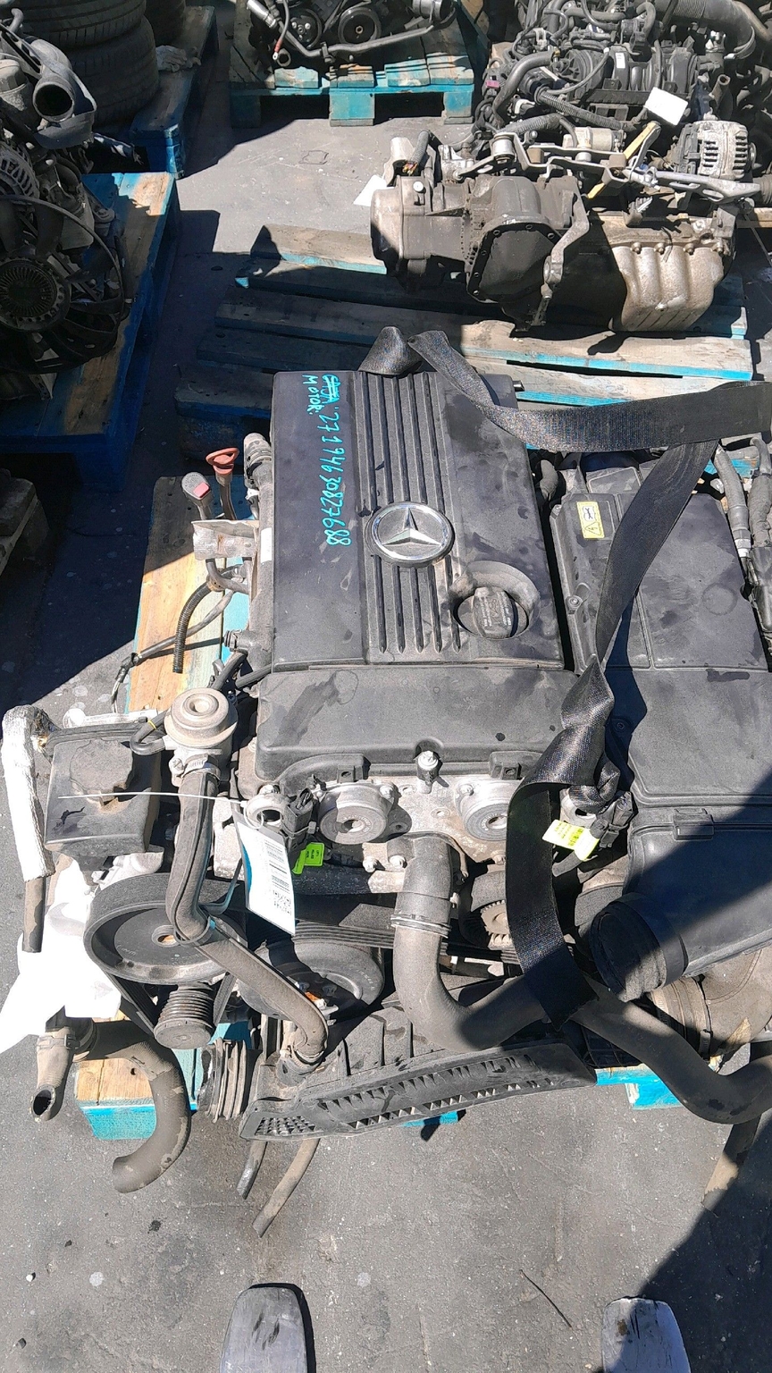 Engine MERCEDES-BENZ C-CLASS (W203) C 180 Kompressor (203.046) 15468311 ...